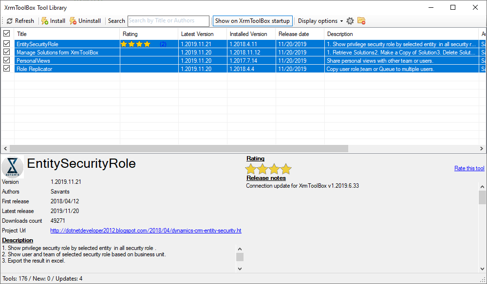 4 plugins not updating no matter how many times you try · Issue #951 · MscrmTools/XrmToolBox ...