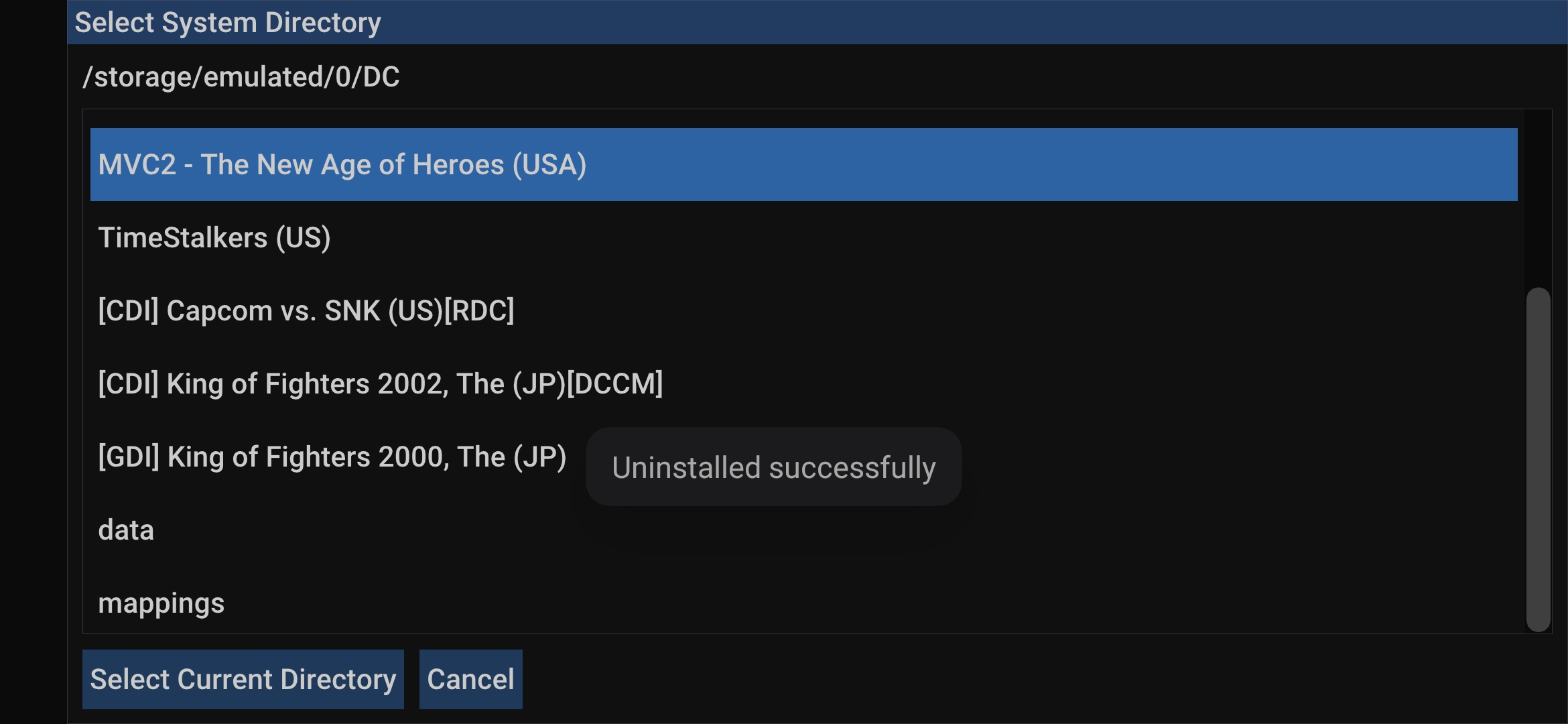 (Android)(Scoop Storage) Flycast data file directory always reset when app is clear/killed ...