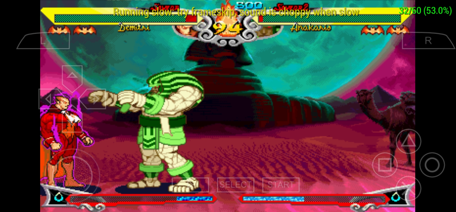Darkstalkers Vampire Chronicles Fell Off The Fast Path Again · Issue 16510 · Hrydgard