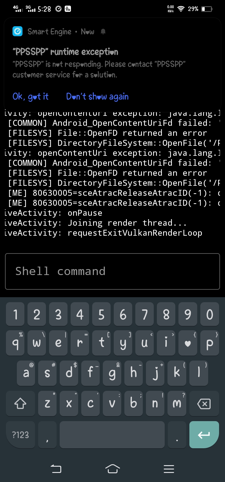 (Android) changing backend during ingame can cause crash · Issue #15258 · hrydgard/ppsspp · GitHub