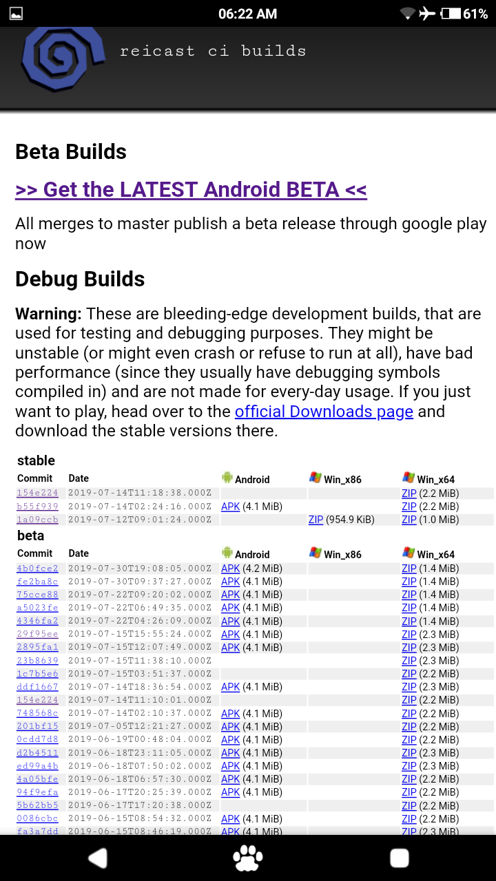 Reicast CI Build is not synchronized in google playstore beta? · Issue #1716 · skmp/reicast ...