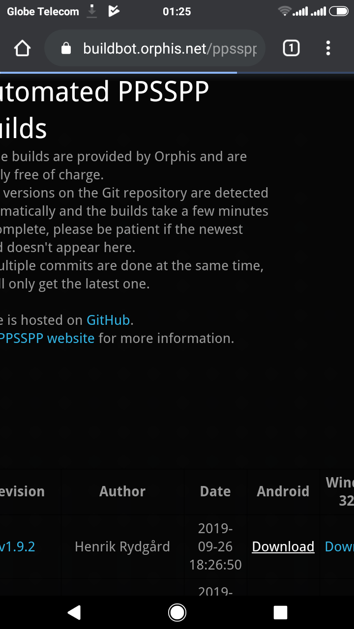 Cant Download Ppsspp V192 In Ppsspp Buildbot · Issue 12357 