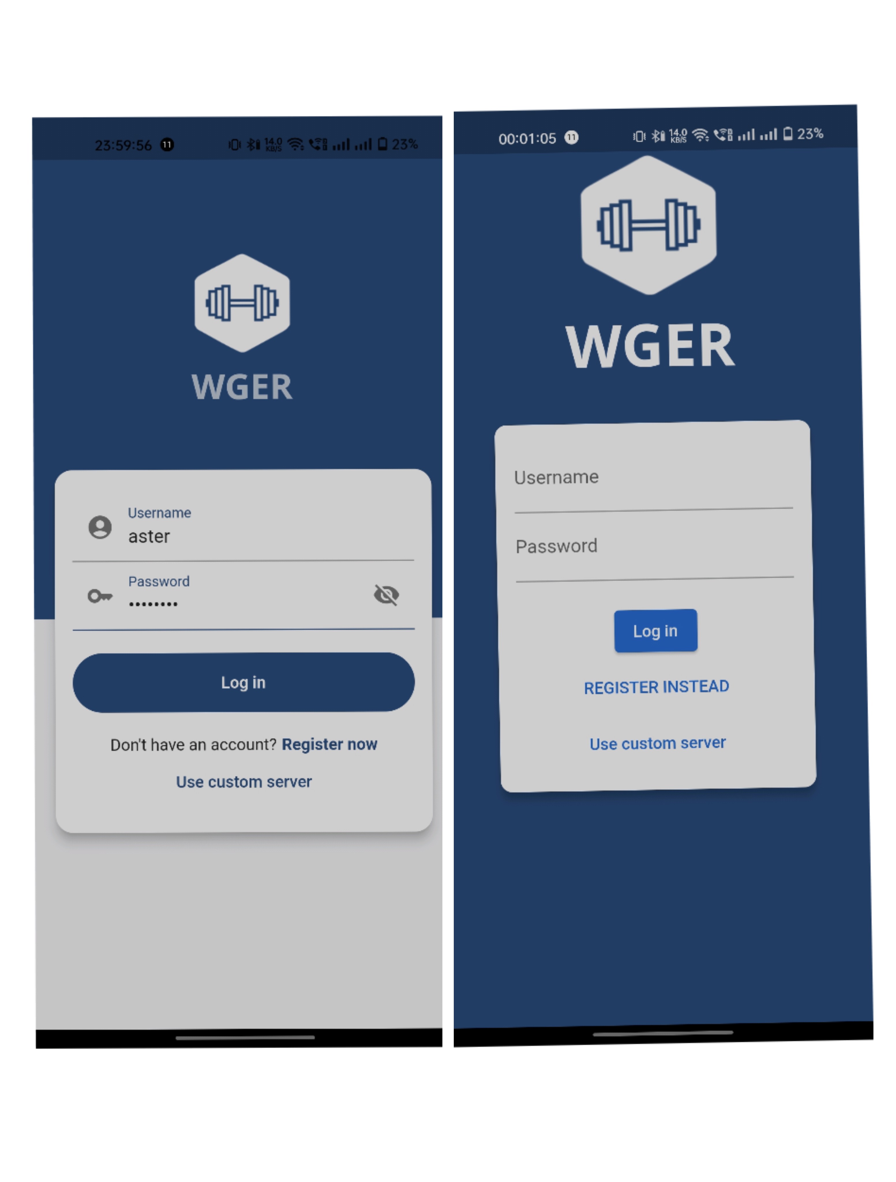 Improve Login Page interface · Issue #264 · wger-project/flutter · GitHub