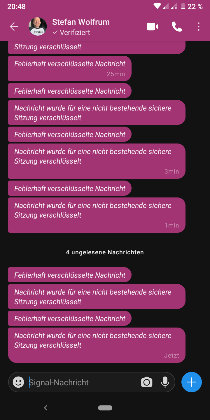 Lost messages after two months not using · Issue #3816 · signalapp ...