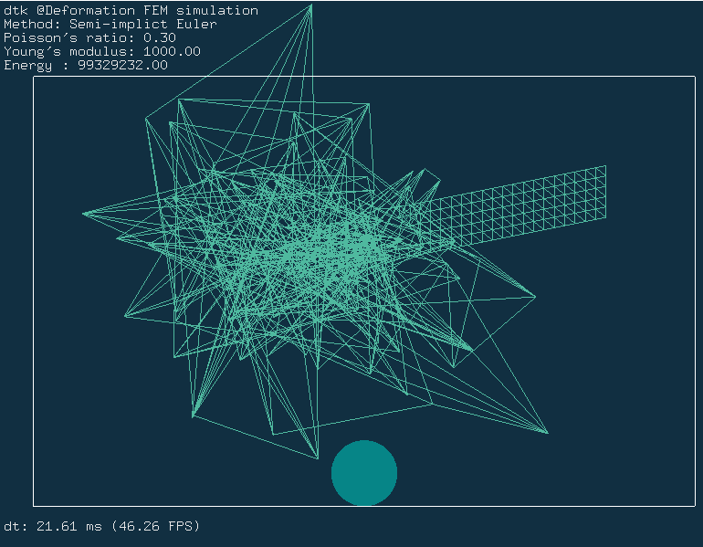 Object goes out of shape while increasing the Young's modulus · Issue #9 · Simple-XX ...