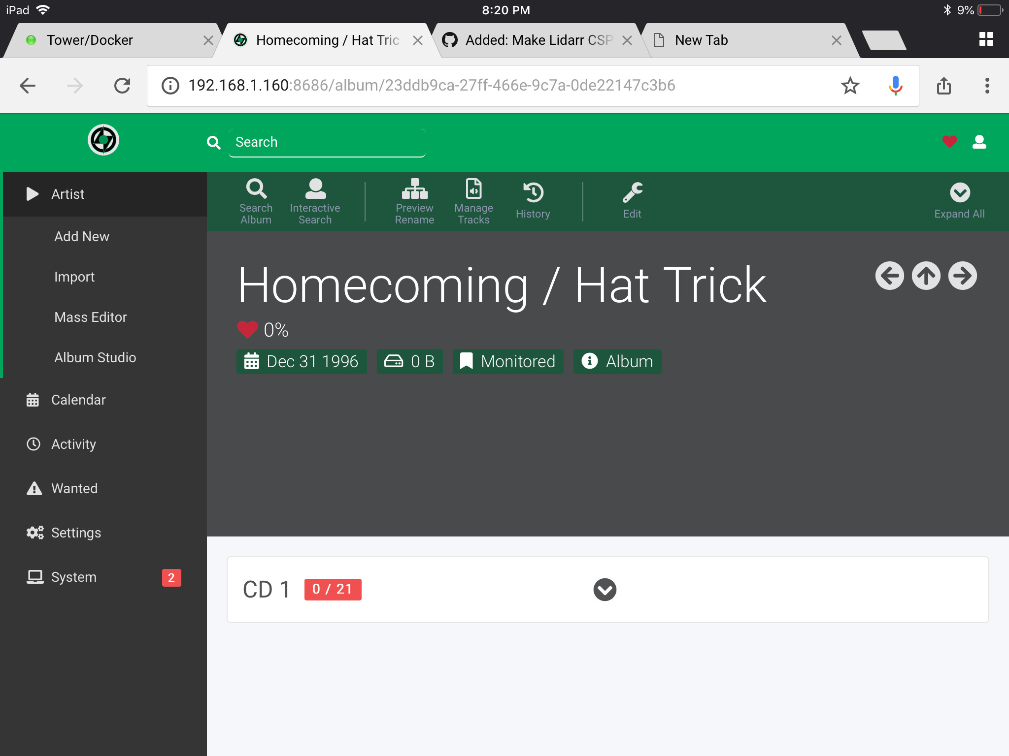 Feature : Support for combined albums. · Issue #338 · Lidarr/Lidarr · GitHub