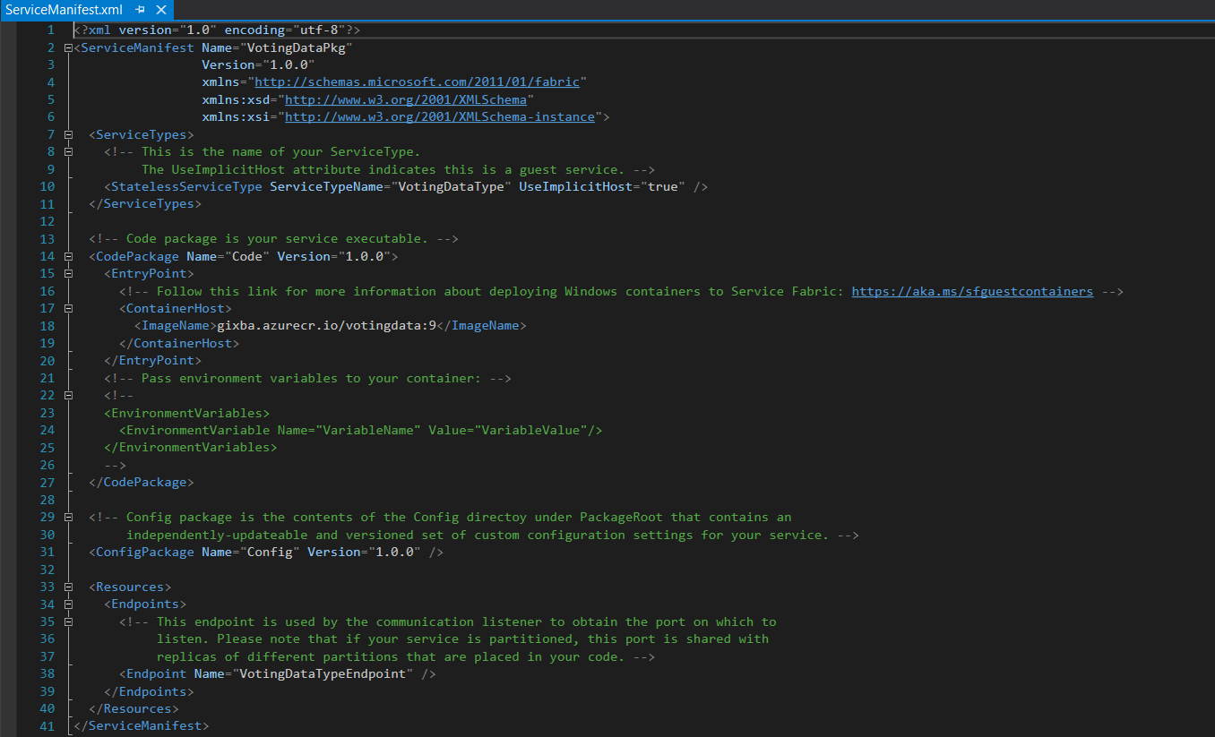 Failing Container orchestration on the Microsoft Service Fabric · Issue ...