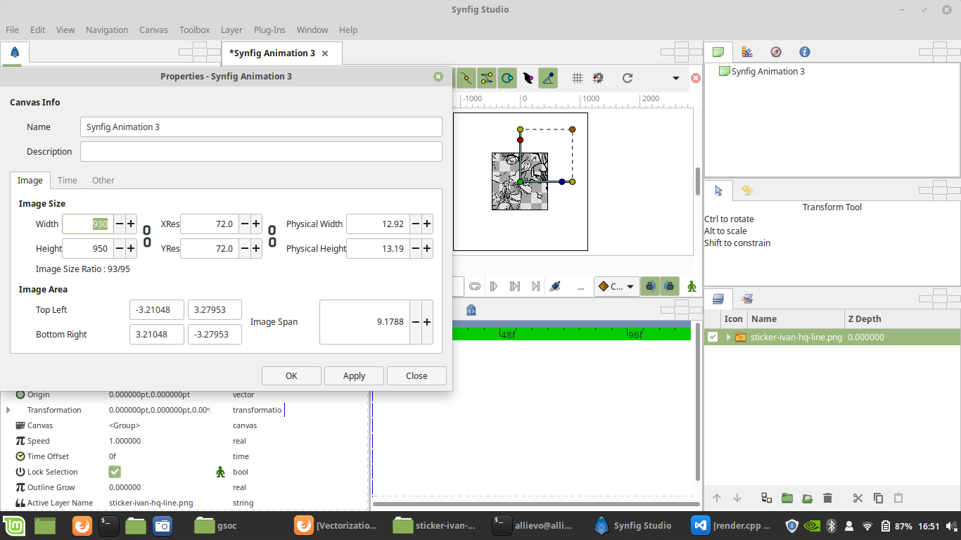 [Vectorization] Incorrect size/location of vectorization result · Issue #923 · synfig/synfig ...