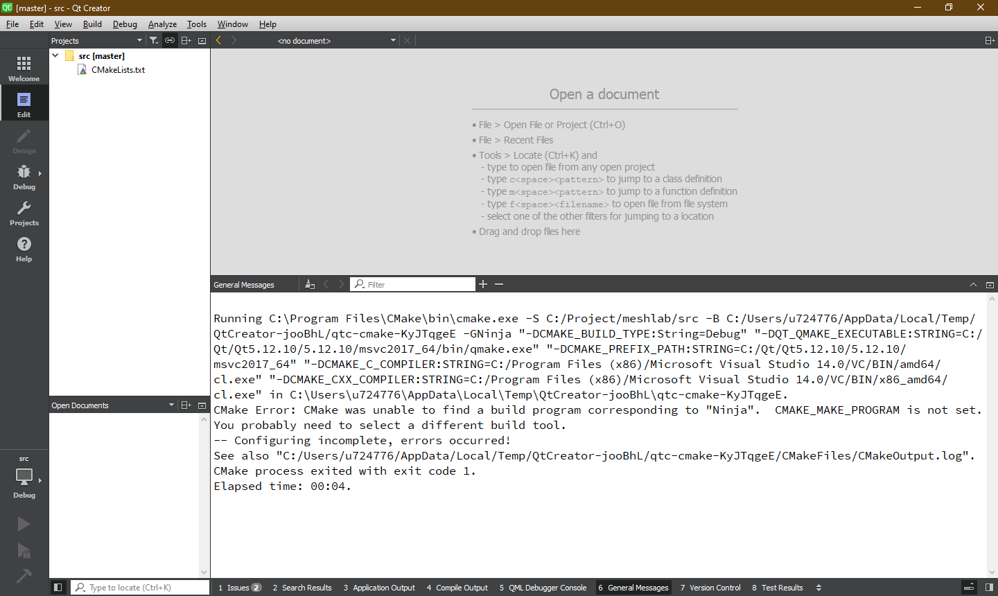 Compiling for Windows · Issue #939 · cnr-isti-vclab/meshlab · GitHub