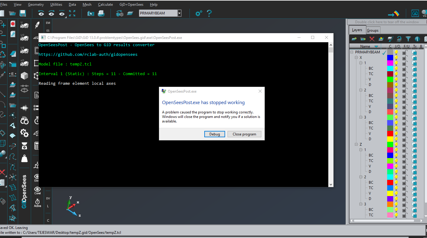 Problem with post-processing · Issue #43 · rclab-auth/gidopensees · GitHub