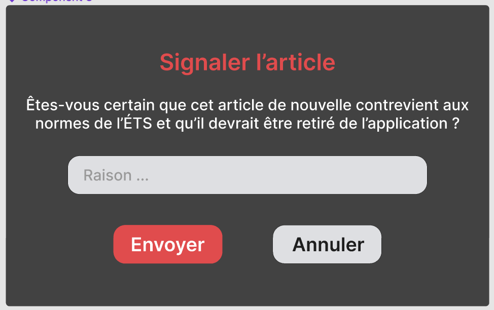 Report a news · Issue #770 · ApplETS/Notre-Dame · GitHub