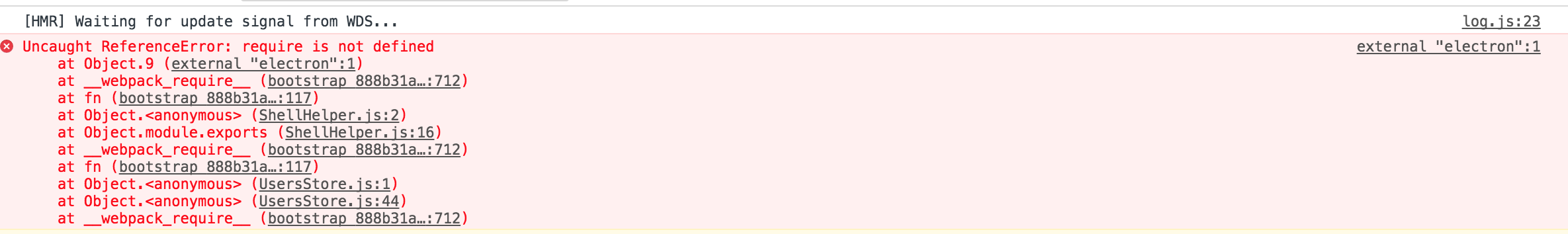 Uncaught ReferenceError: require is not defined, after updating electron from 1.8.7 to 2.0.2 ...