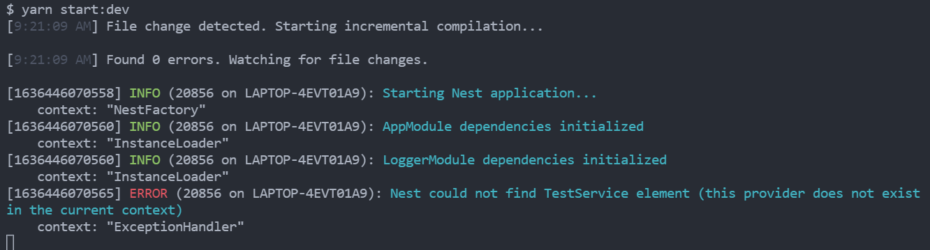 [QUESTION] How to see the error stack trace? · Issue #640 · iamolegga/nestjs-pino · GitHub