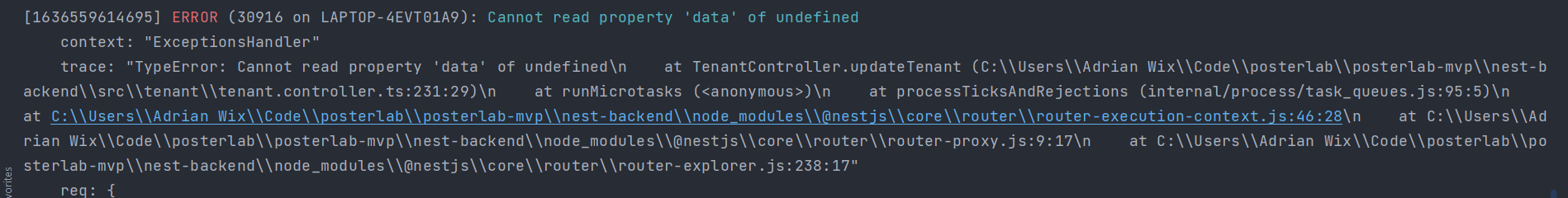 [QUESTION] How to see the error stack trace? · Issue #640 · iamolegga ...