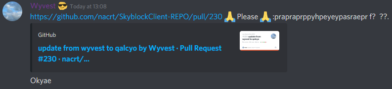 update from wyvest to qalcyo by Wyvest · Pull Request #230 · SkyblockClient/SkyblockClient-REPO ...