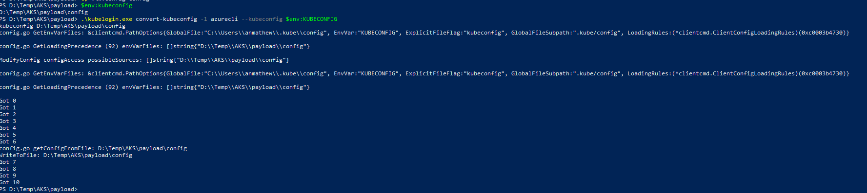 Kubelogin Not Respecting Kubeconfig Environment Variable · Issue 80