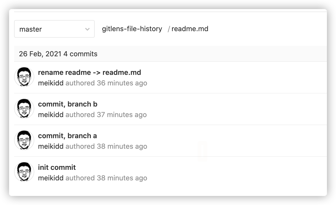 File History Missing Commits From Other Branches · Issue 1402 · Gitkrakenvscode Gitlens · Github