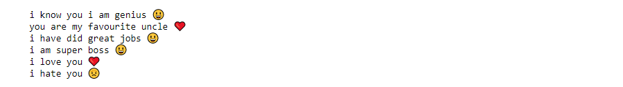 GitHub - Jaimin09/Emoji-Adder: Recognize emoji for the sentimental statement