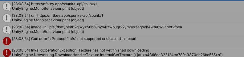 ERC1155 / ERC20/ ER721 .URI not working · Issue #27 · ChainSafe/web3.unity · GitHub