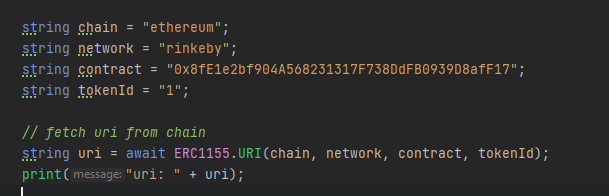 ERC1155 / ERC20/ ER721 .URI not working · Issue #27 · ChainSafe/web3.unity · GitHub