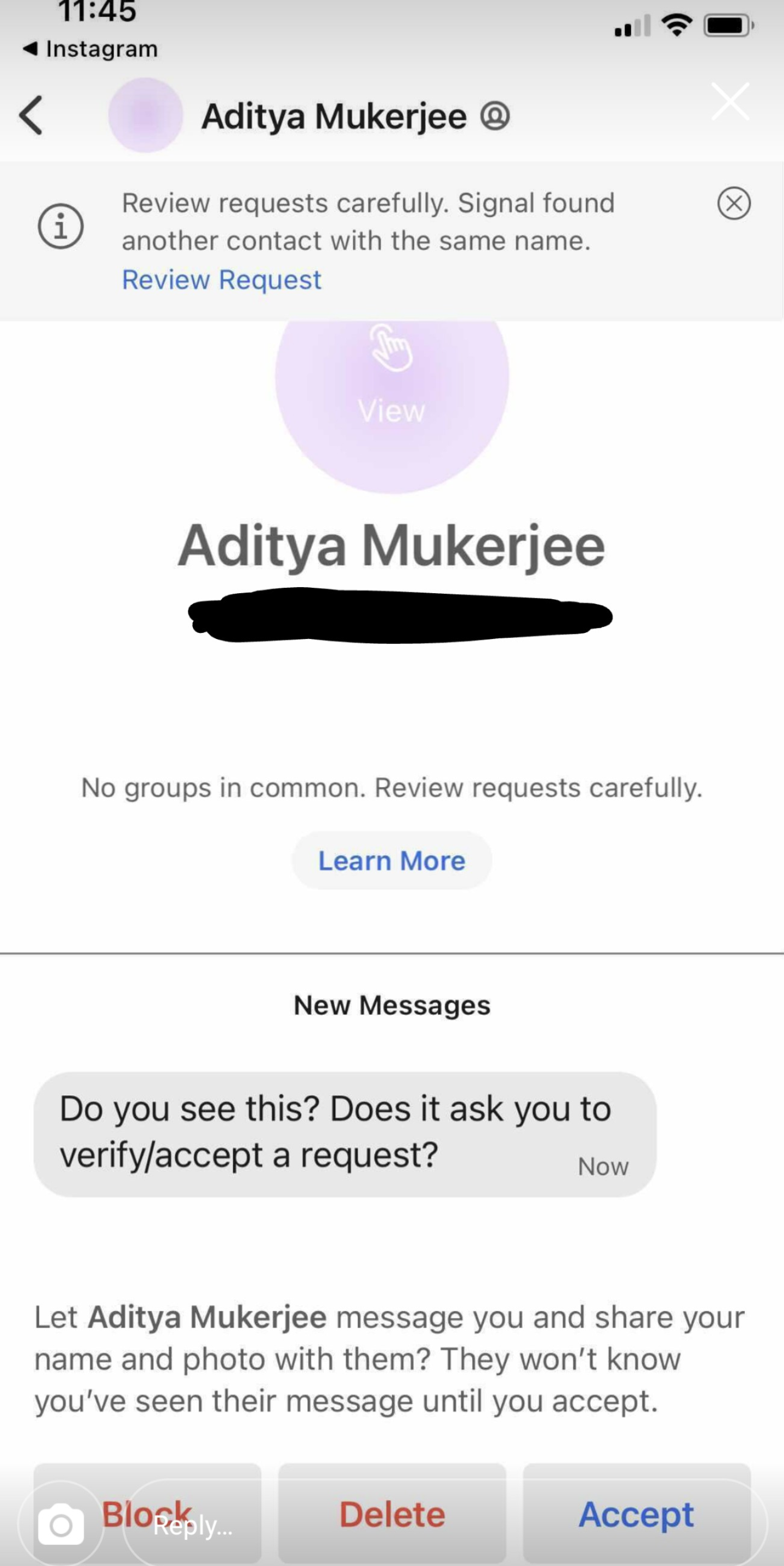 Transferring to new device resulted in split profiles, split chat ...