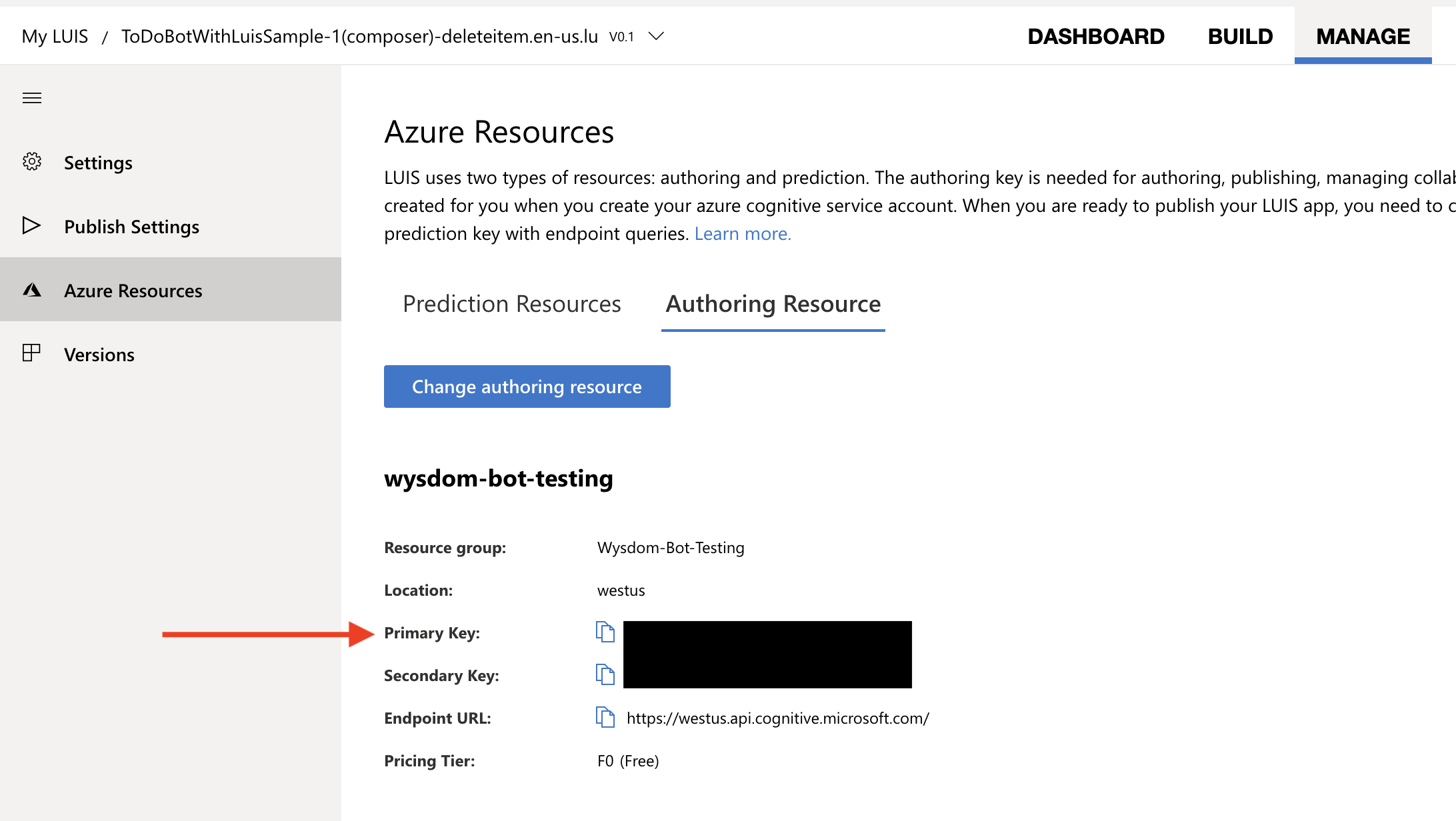 Custom Runtime Returning “” is not a valid LUIS subscription key. · Issue #5811 · microsoft ...