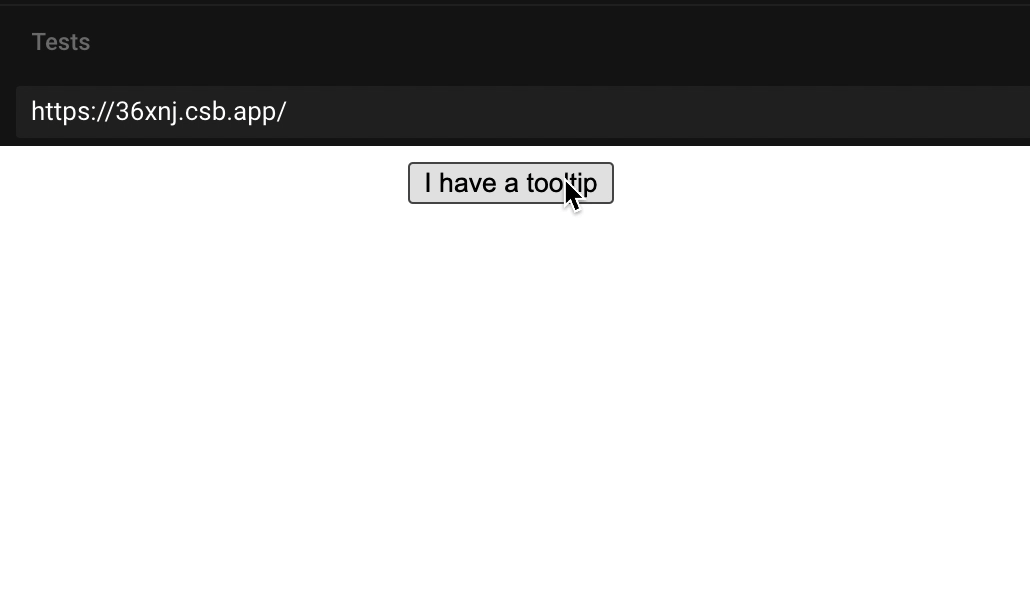 Usetooltiptrigger Example Code In React Aria Docs Not Working · Issue 1175 · Adobe React