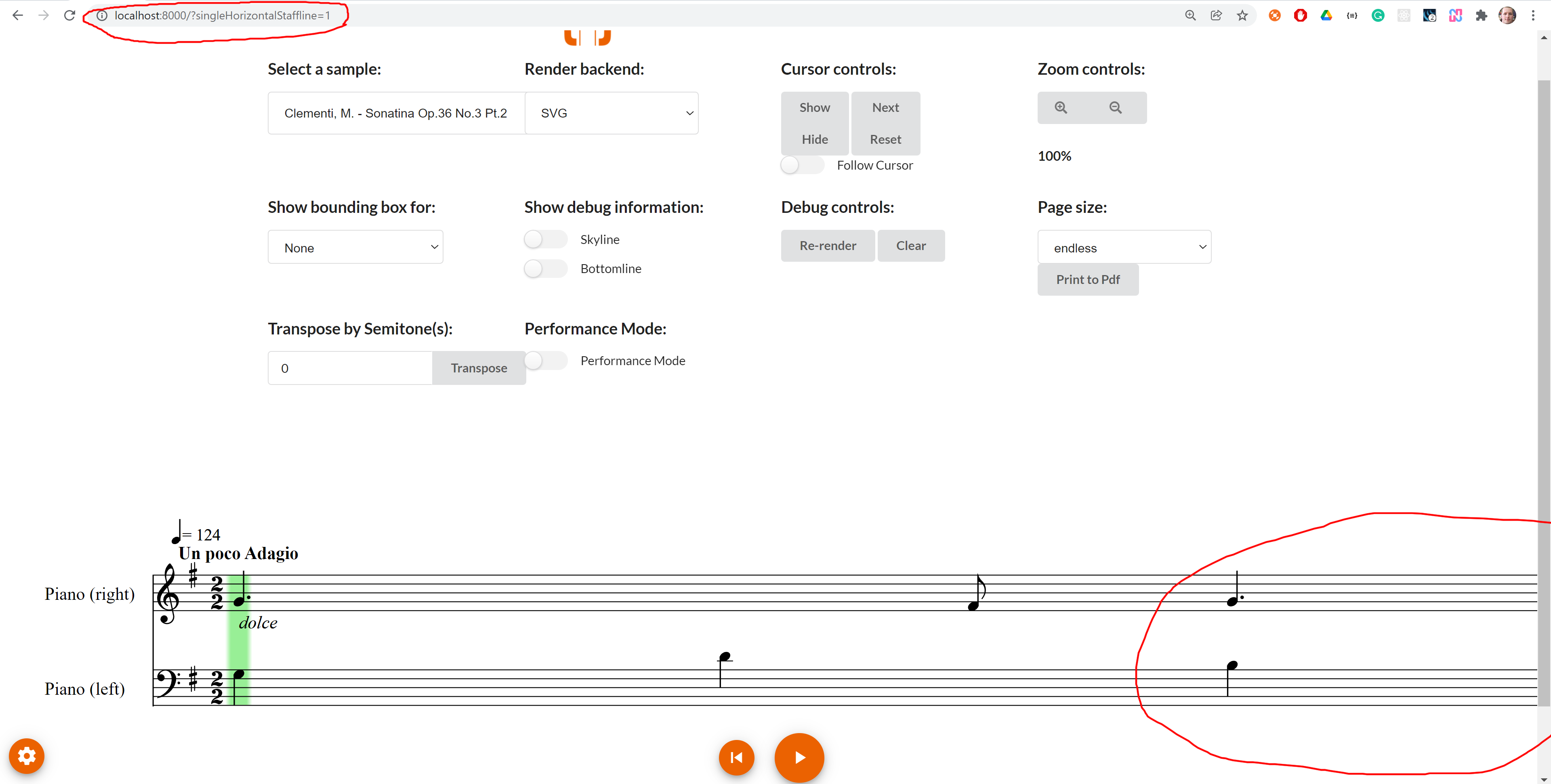 param singleHorizontalStaffline not working correctly · Issue #1101 · opensheetmusicdisplay ...