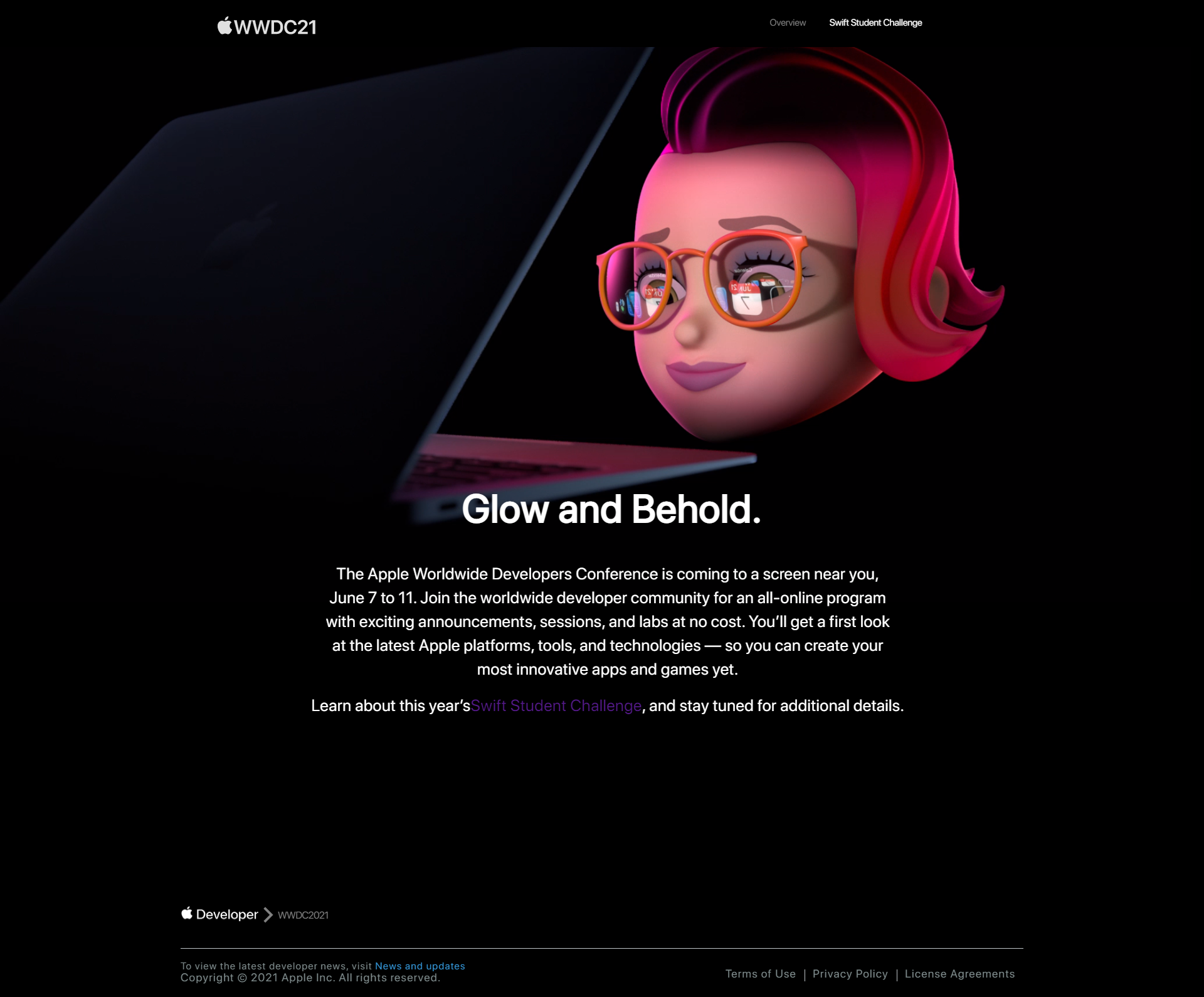 GitHub - pramit-marattha/Apple-WWDC21-landing-page-clone-using-react: A simple clone of the ...