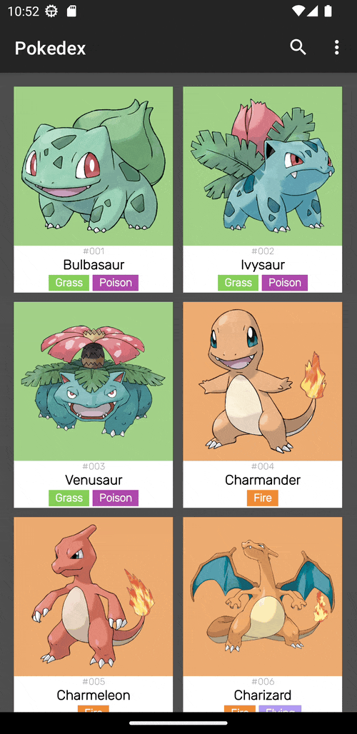 GitHub - chaneligans/Pokedex: Simple Pokedex app on Android · GitHub