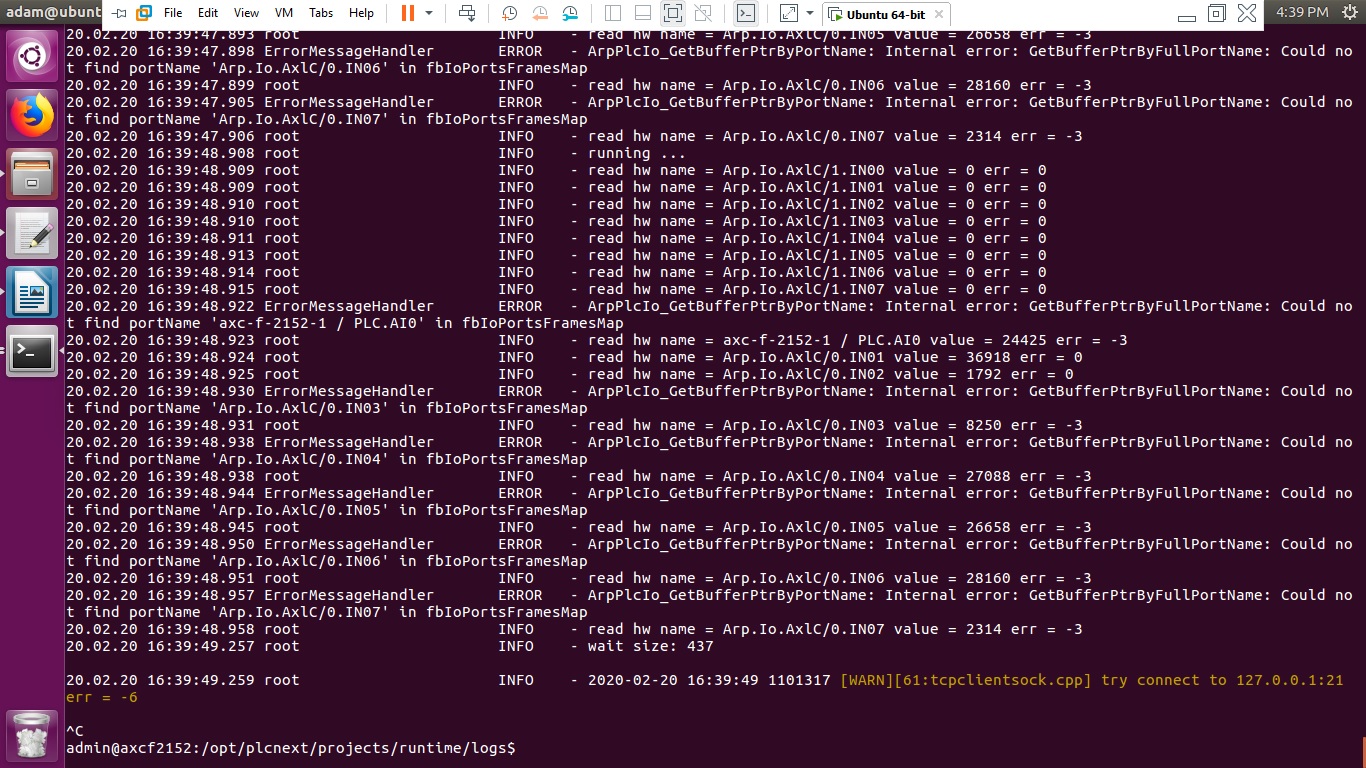 AXCF2152 reading Analog value by API is not stable, different on ...