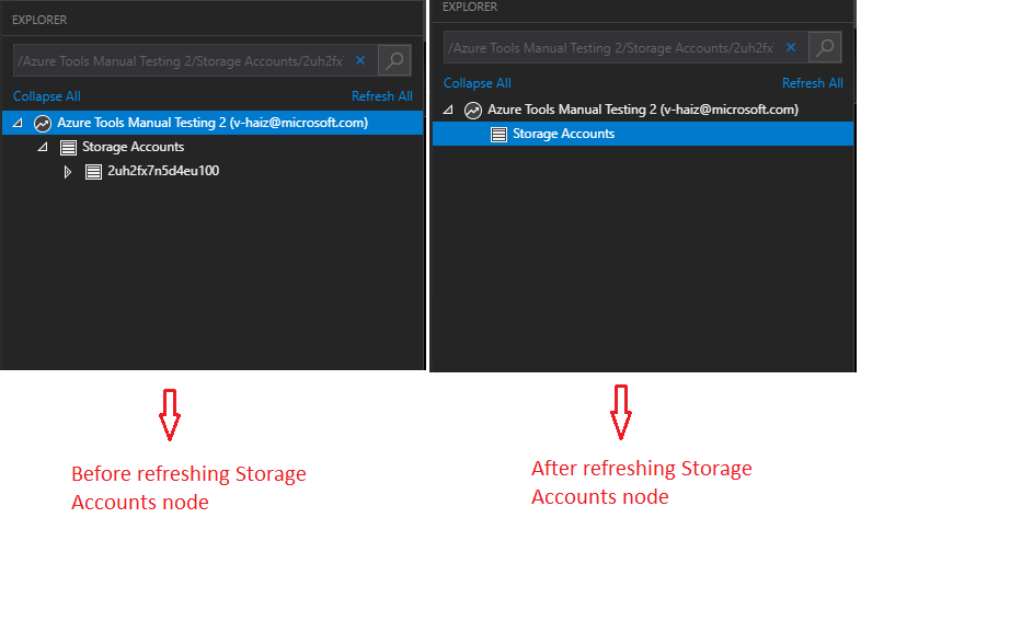 The children items disappear after refreshing the parent node of the searched resource · Issue ...