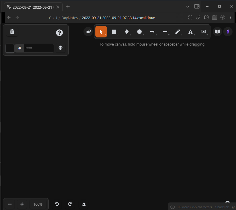 Problem with display Excalidraw in dark mode with minimal theme in ...