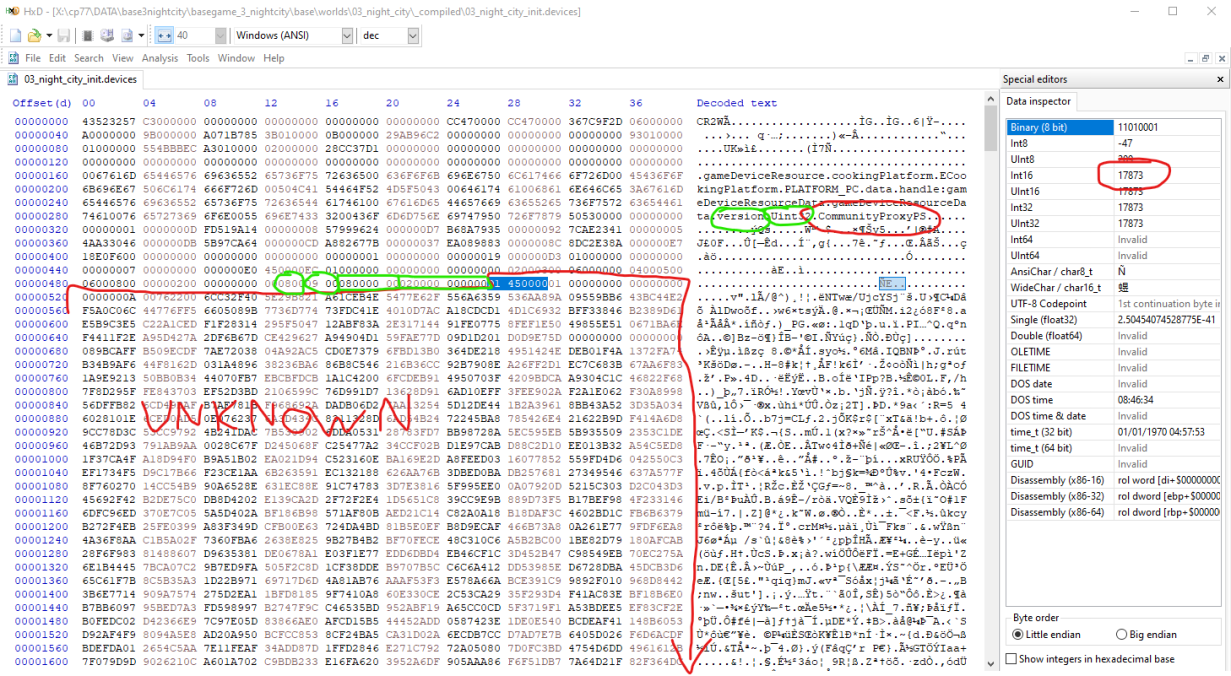 CP77 Cr2w Unknown bytes · Issue #306 · WolvenKit/WolvenKit · GitHub