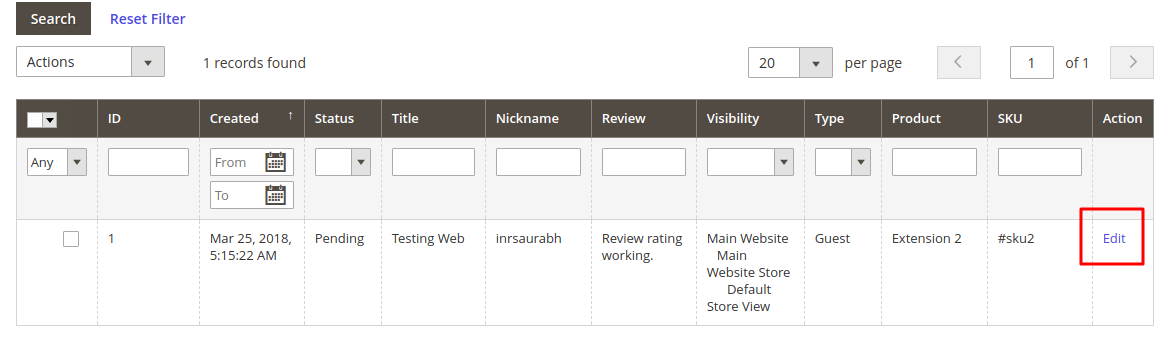 Reviews Grid Listing, Reviews Edit Form and Reviews New Form are not showing in admin Magento2.2 ...