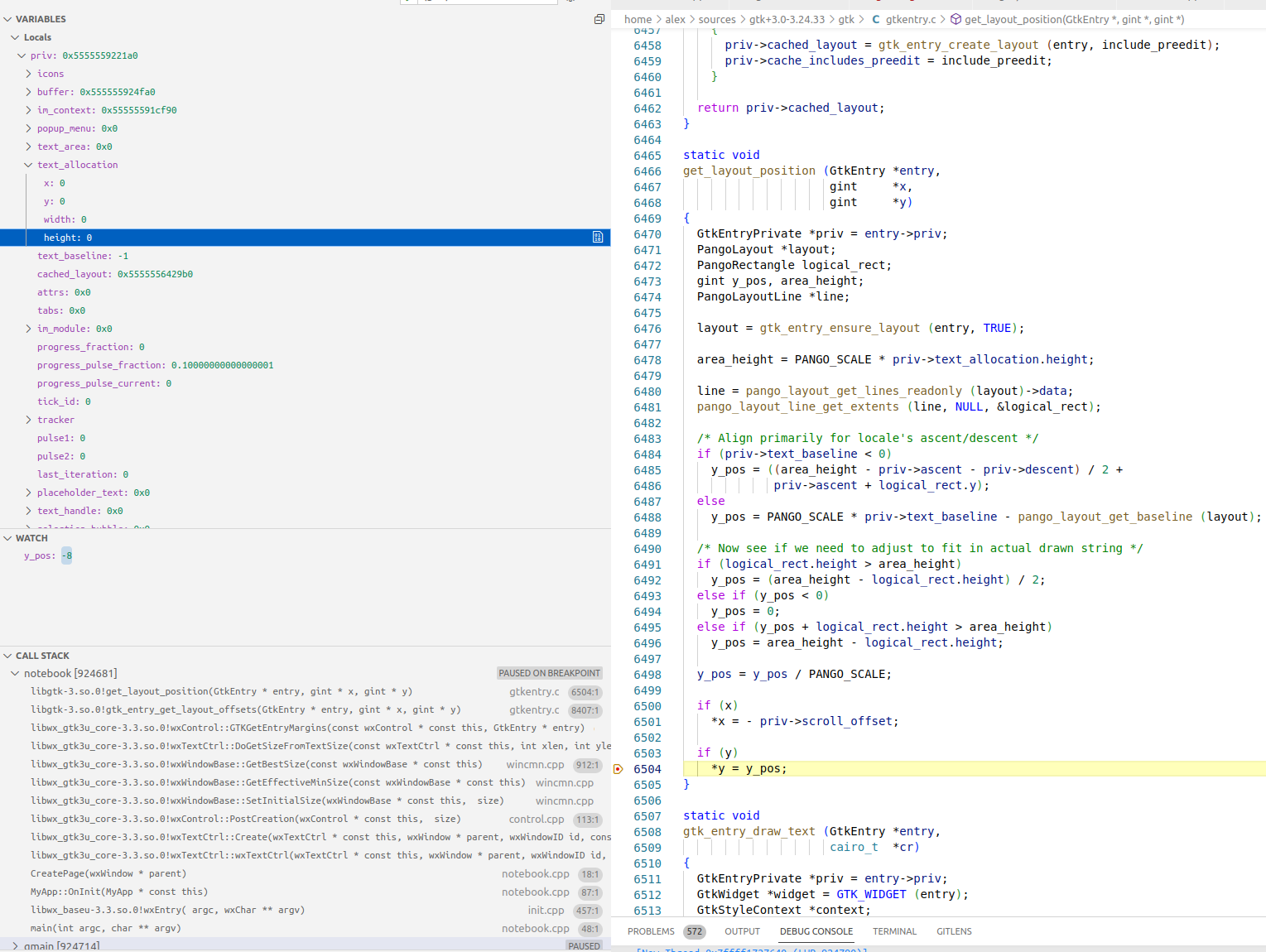 wxTextCtrl inconsistent height in wxGTK · Issue #23610 · wxWidgets/wxWidgets · GitHub