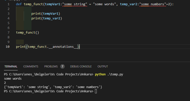 Function annotations are treating as bug · Issue #1965 · microsoft ...