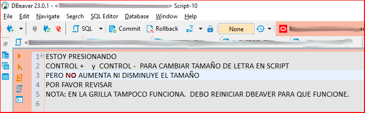 CTRL + + or CTRL + - does not work for increase or decrease size (in script or grid) · Issue ...