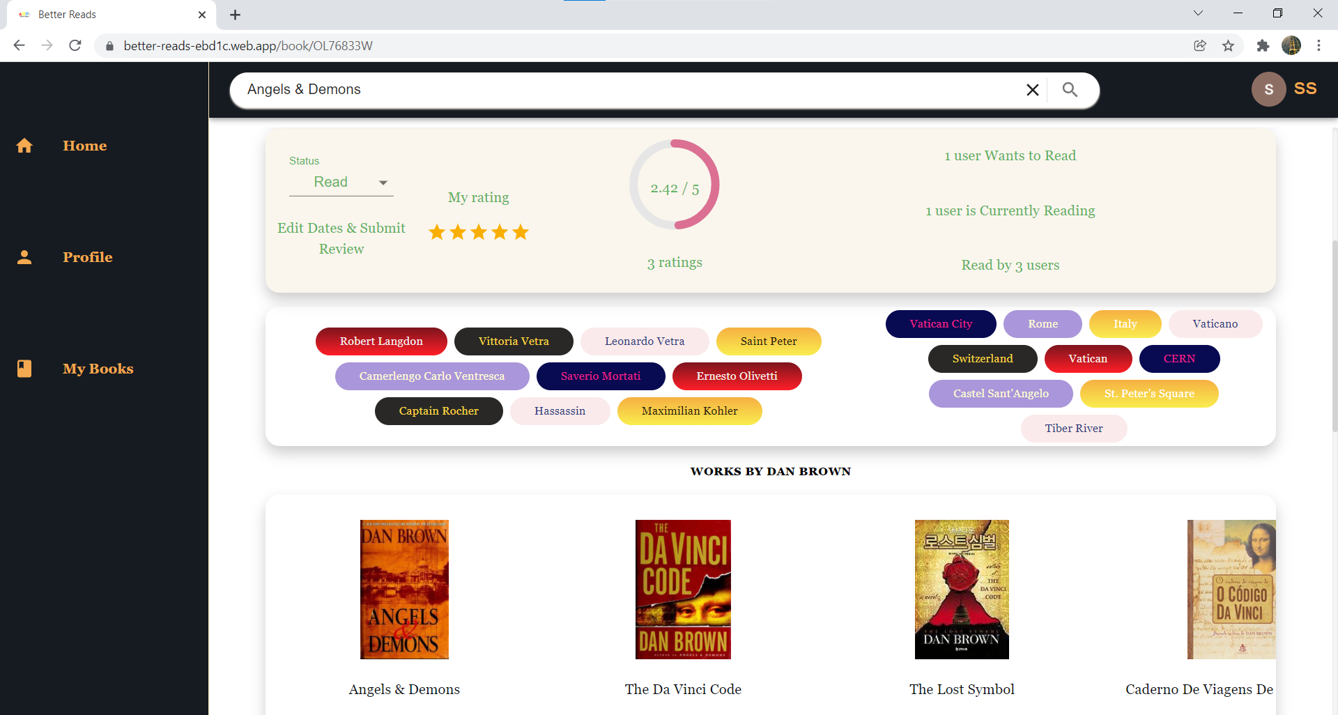 GitHub - siddartha999/better-reads: A social network for Bookworms!