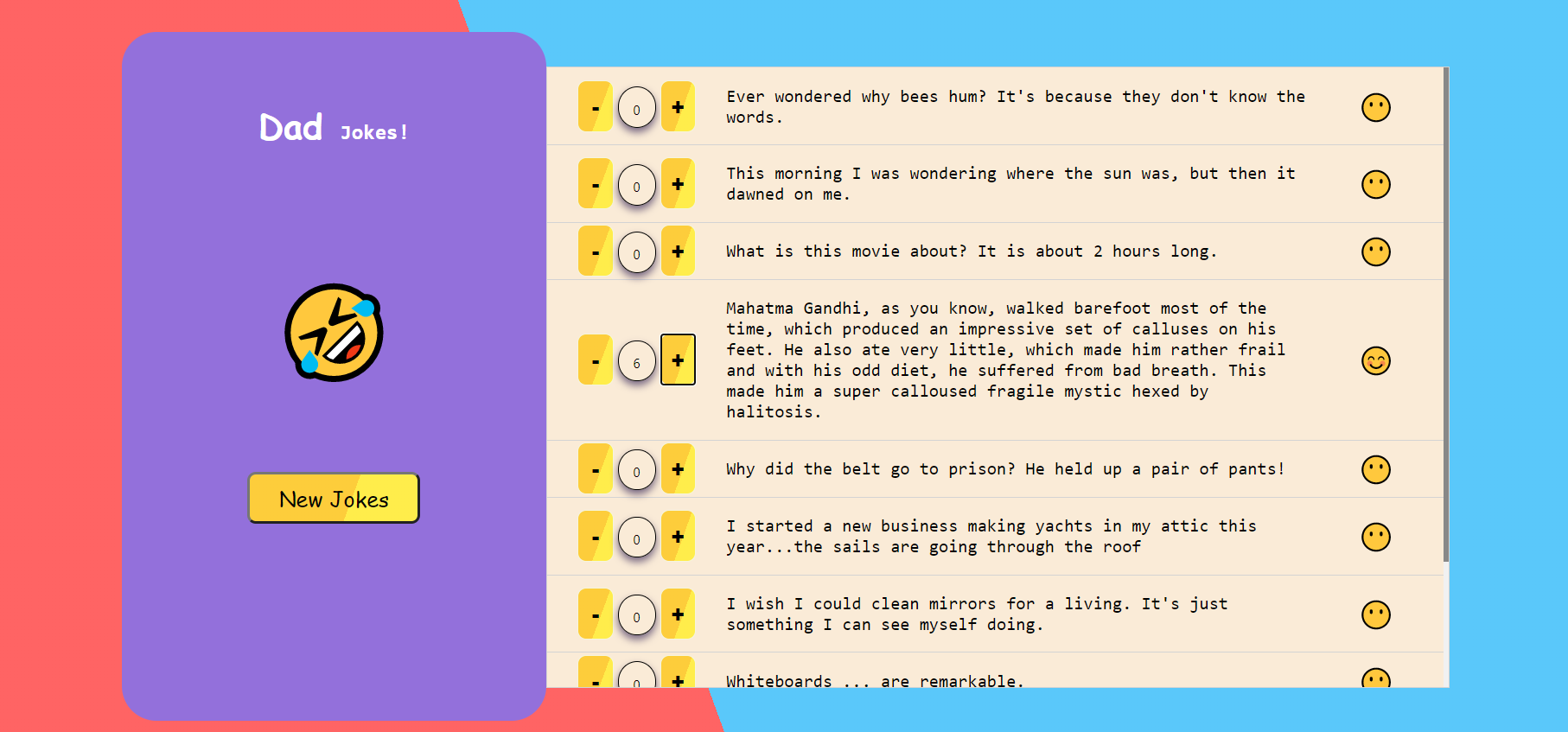 GitHub - siddartha999/cheesy-jokes: A repository for cheesy jokes app built using REACT