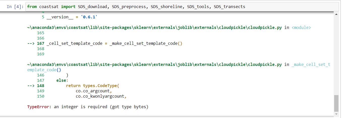 Import coastsat error · Issue #185 · kvos/CoastSat · GitHub