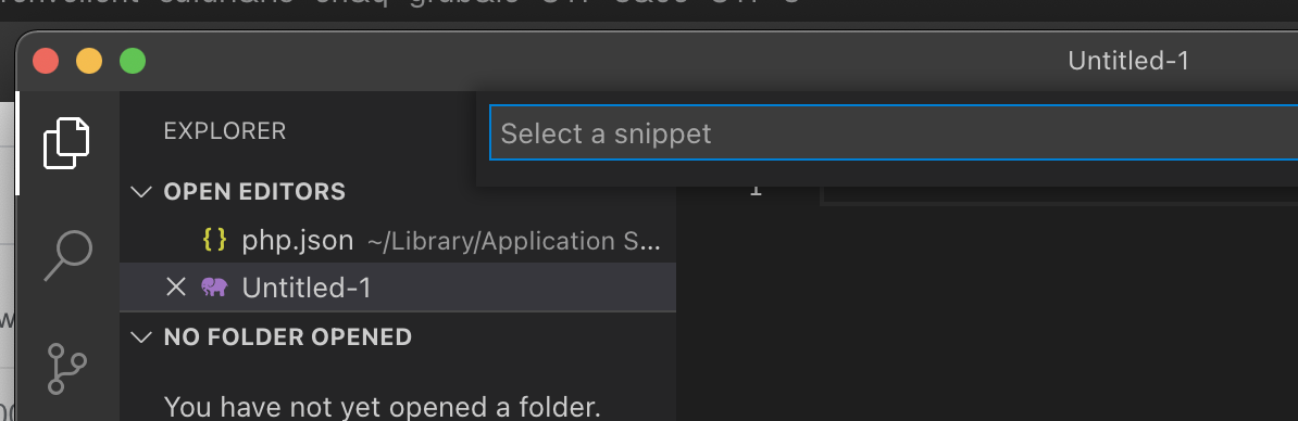PHP Snippets Not Working Issue 113476 Microsoft vscode GitHub