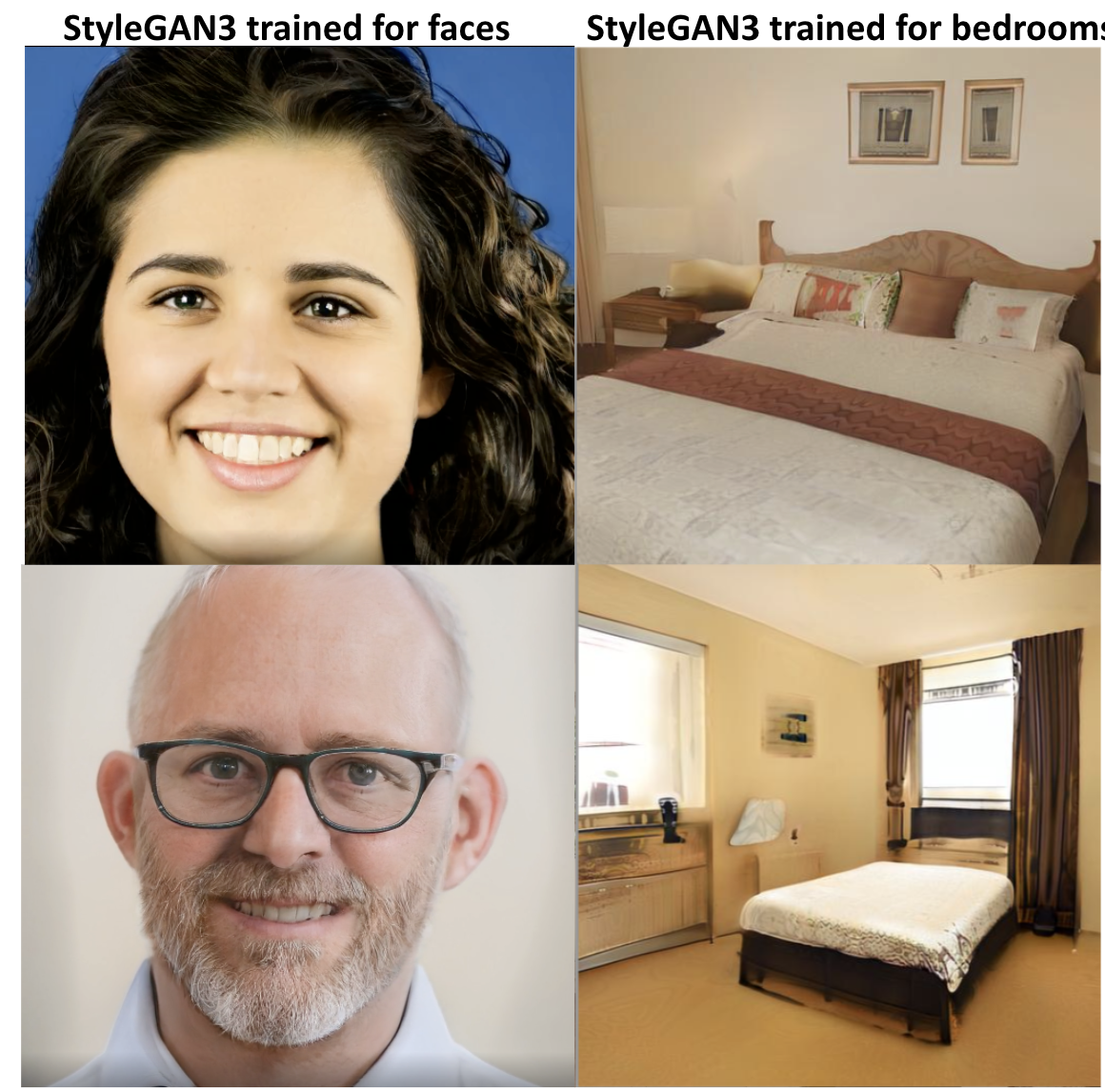 Is StyleGAN3 able to generate realistic samples for custom bedroom ...