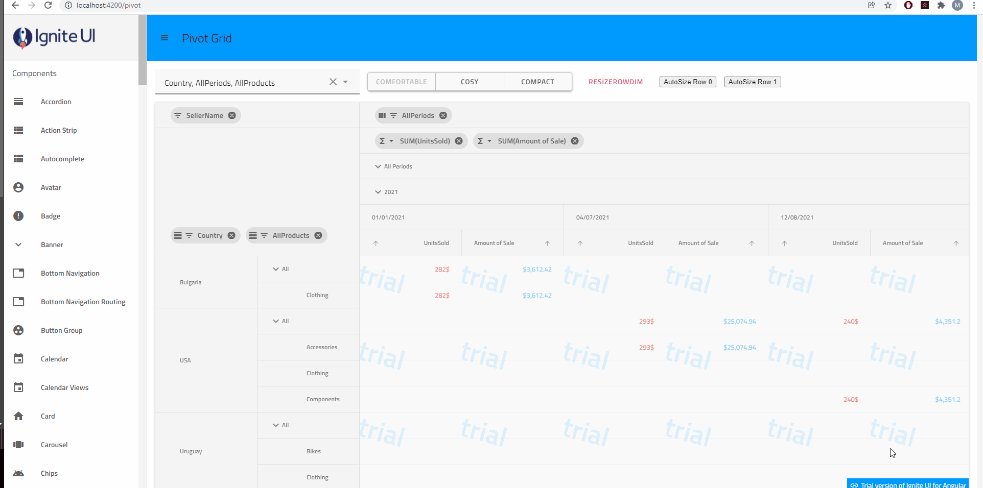 [igxPivot] Changing aggregation runtime leaves empty values · Issue #10905 · IgniteUI/igniteui ...