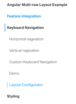 Multi row layout custom layout configurator should be a separate section · Issue #3623 ...