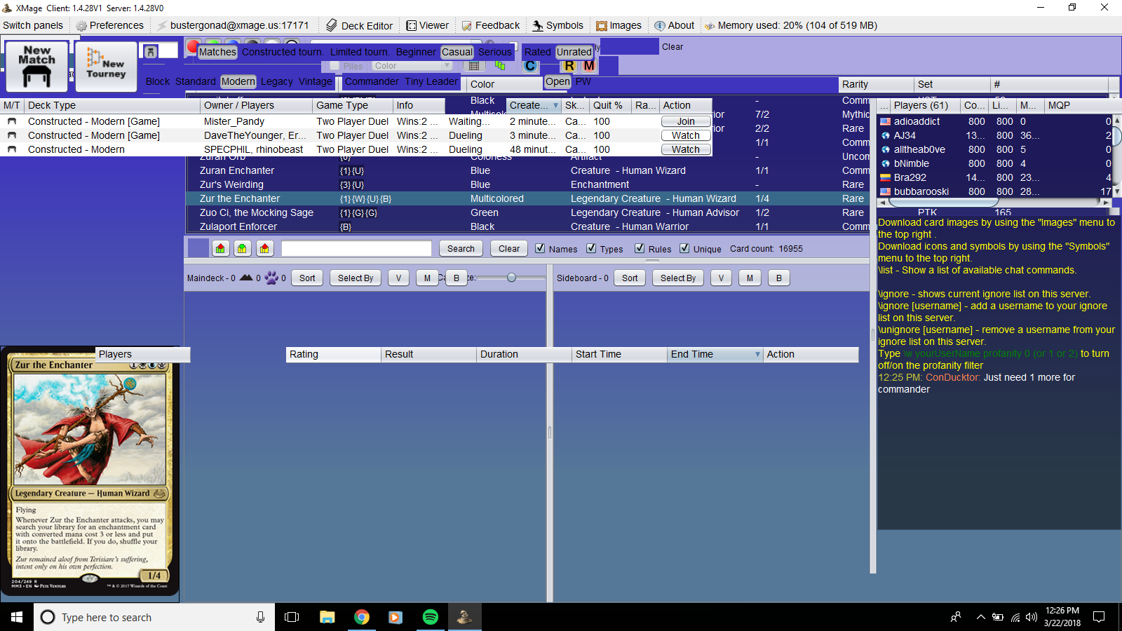 Grey Window with mouse filling in everything · Issue #4651 · magefree/mage · GitHub