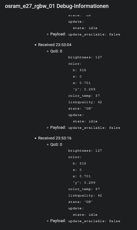 Homeassistant Doesnt Get Real Color · Issue 6084 · Koenkkzigbee2mqtt · Github