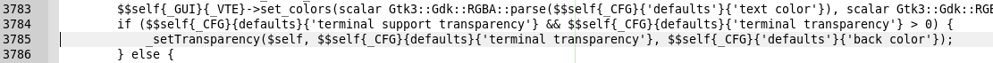 Loki branch - EL7 build - Terminal transparency doesn't work & Asbru main window unresponsive ...