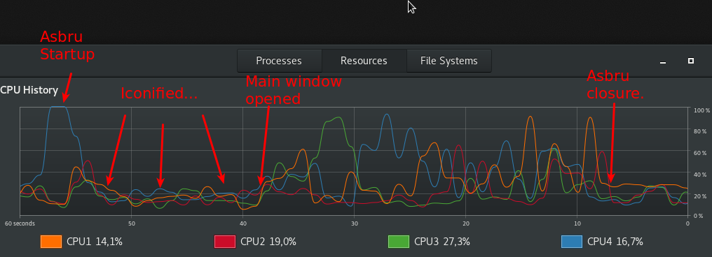 Loki branch - EL7 build - Terminal transparency doesn't work & Asbru main window unresponsive ...