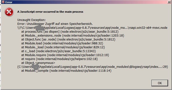Install Error · Issue 6756 · Logseq Logseq · Github